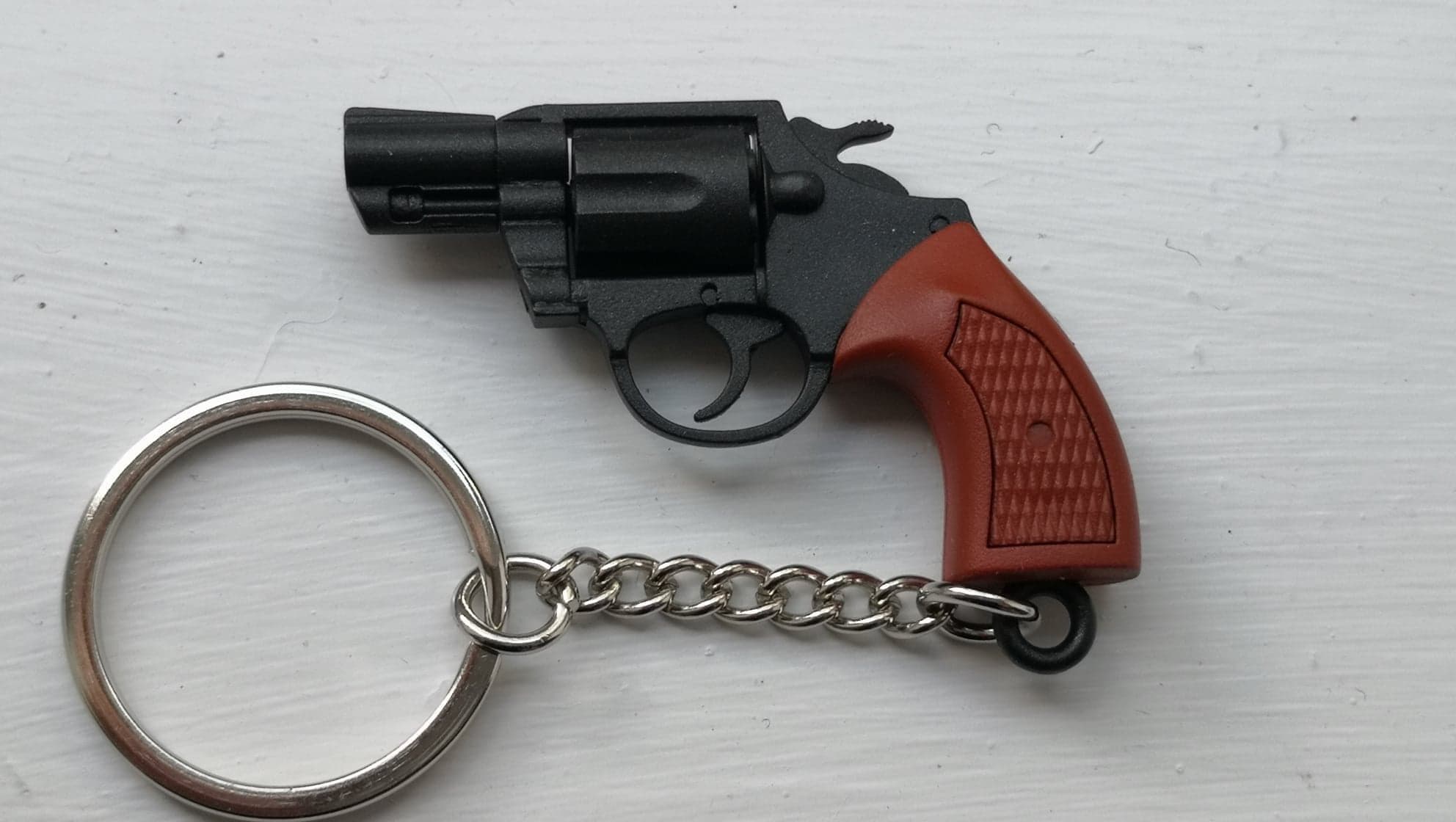 Miniature Keychain DS wood colour grip Model 022 Free shipping